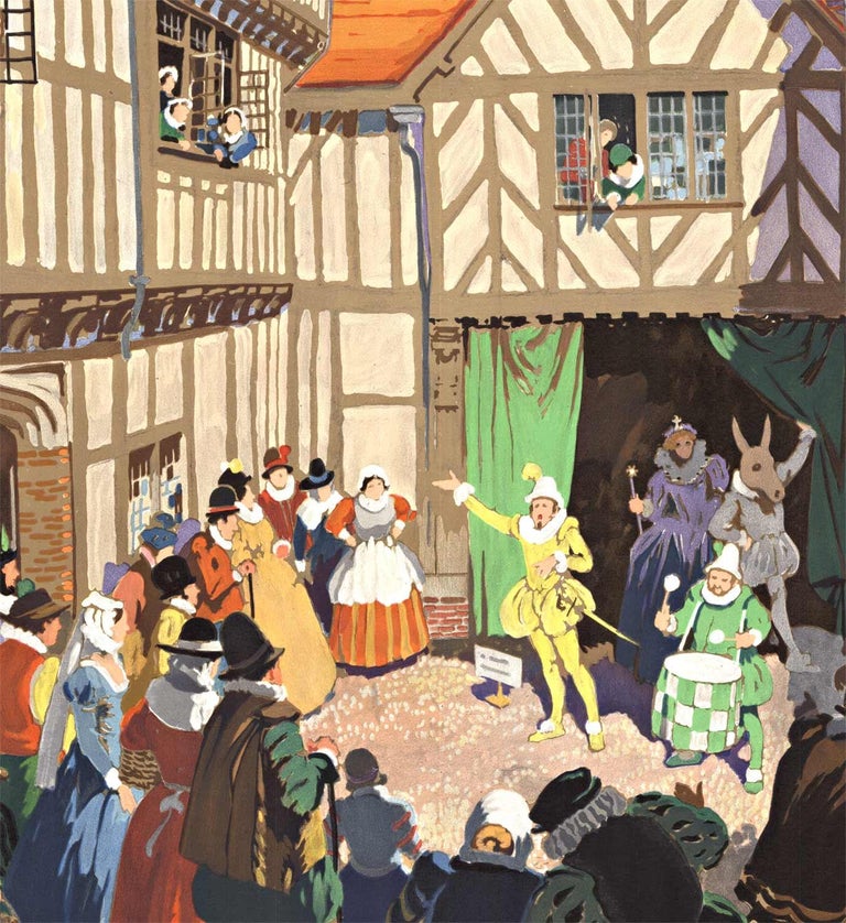 Gordon Nicoll - Original "Stratford-upon-Avon" vintage British Railways ...