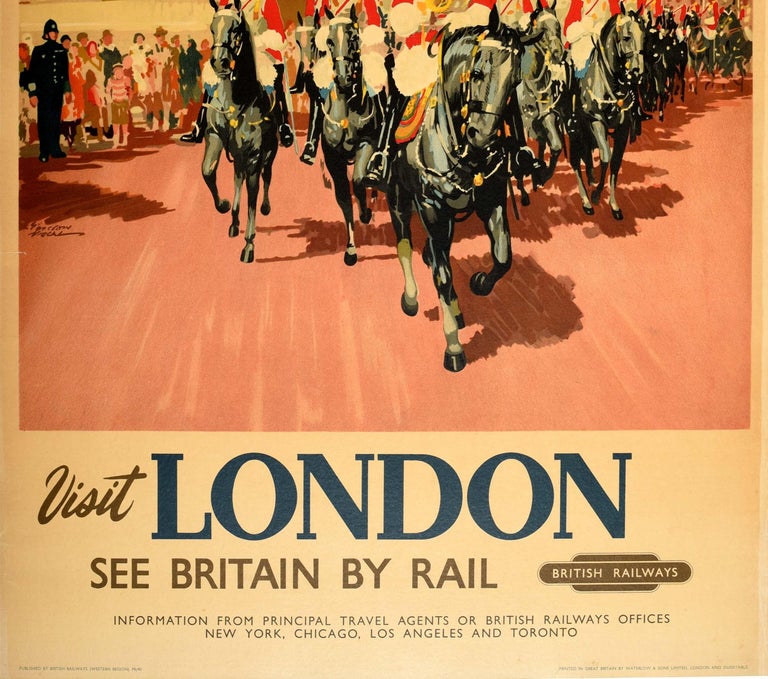 Gordon Nicoll - Original Vintage British Railways Travel Poster Visit ...