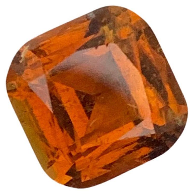 Gorgeous 1.90 Carat Natural Loose Brown Orange Cushion Tourmaline ...