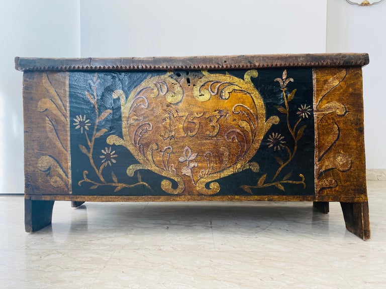 Gorgeous Antique Italian Wooden Case, 18th Century 'Year 1753' For Sale ...