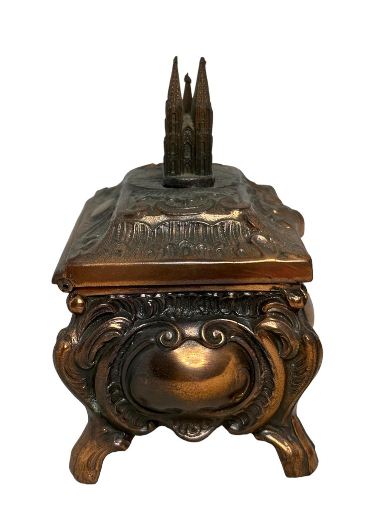 Gorgeous Cathedral Cologne Souvenir Trinket Jewelry Box Antique, German ...