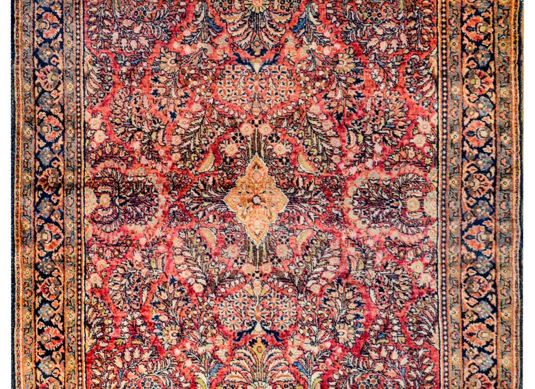 Gorgeous Early 20th Century Sarouk Rug For Sale at 1stDibs