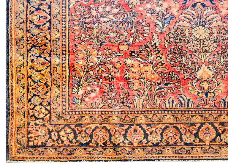 Gorgeous Early 20th Century Sarouk Rug For Sale at 1stDibs