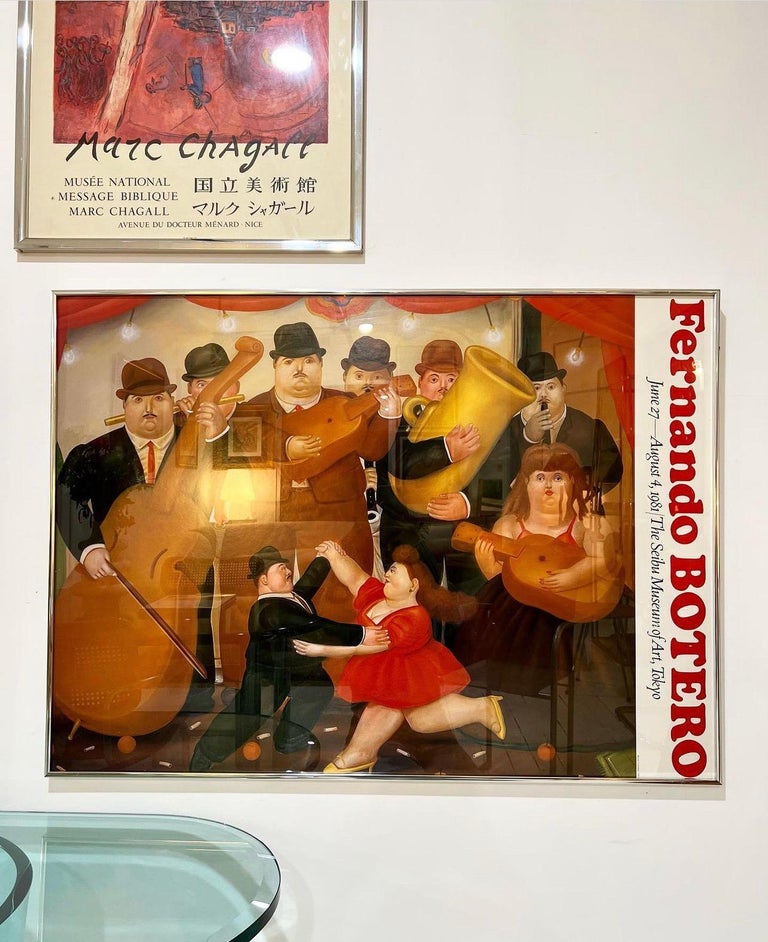 Gorgeous Fernando Botero Lithograph, Night in Colombia For Sale at 1stDibs