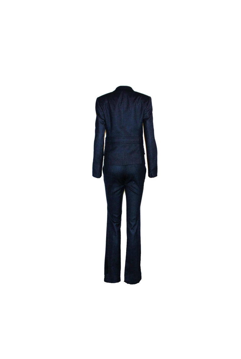UNWORN Gucci by Tom Ford Tailored Pants Business Suit with Leather ...