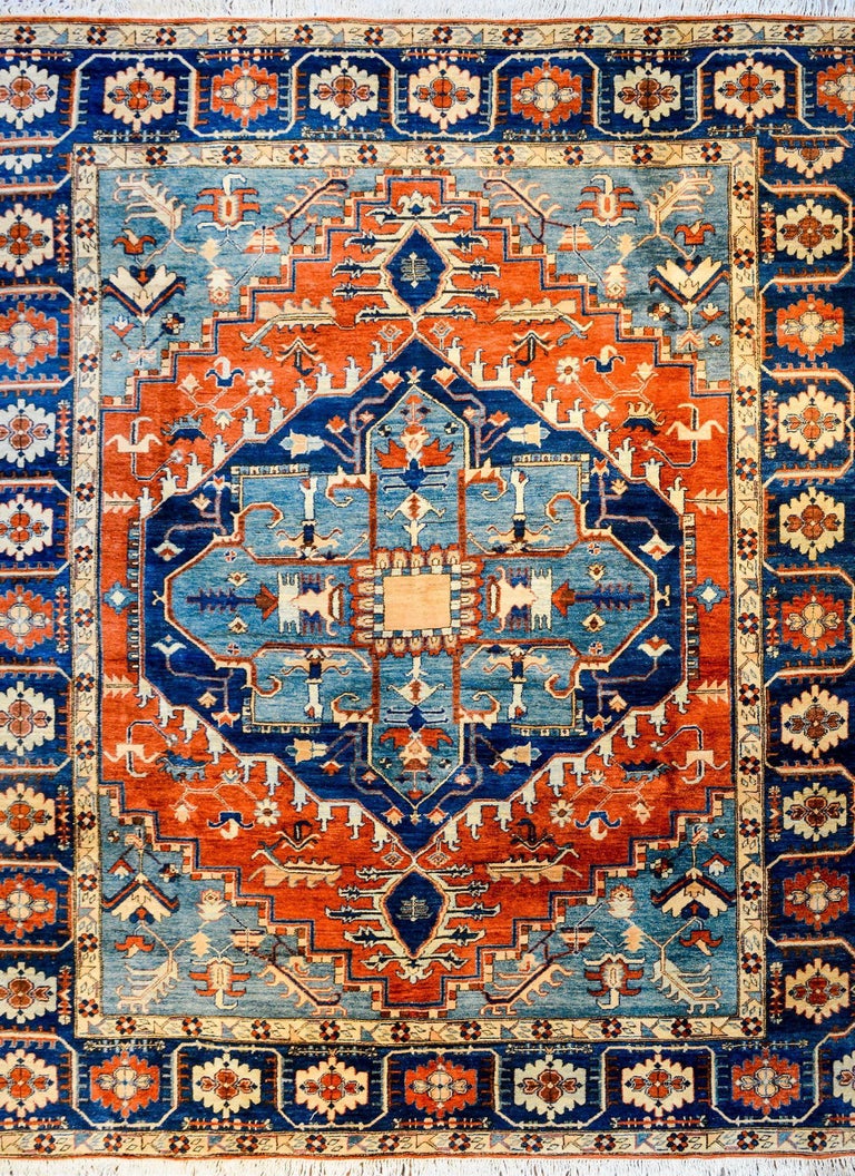 Gorgeous Mid-20th Century Serapi Rug at 1stDibs