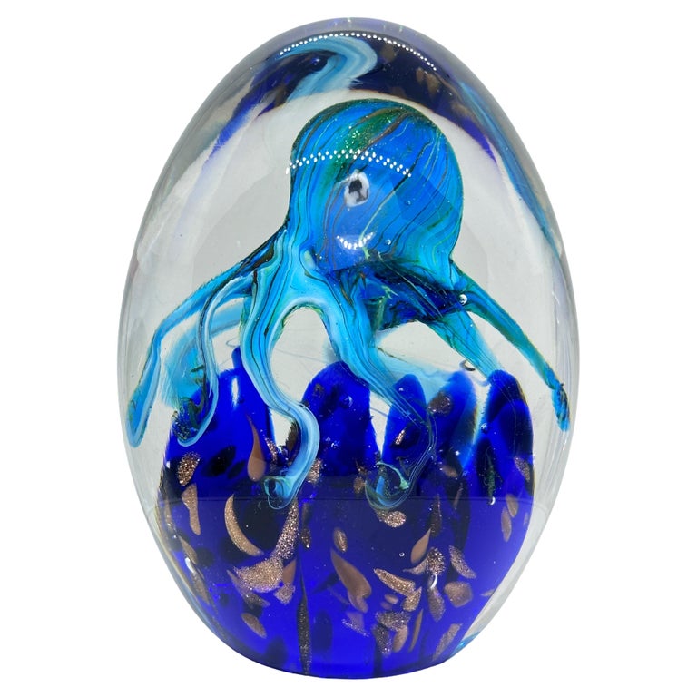 Gorgeous Murano Italian Art Glass Giant Octopus Aquarium Sculpture ...