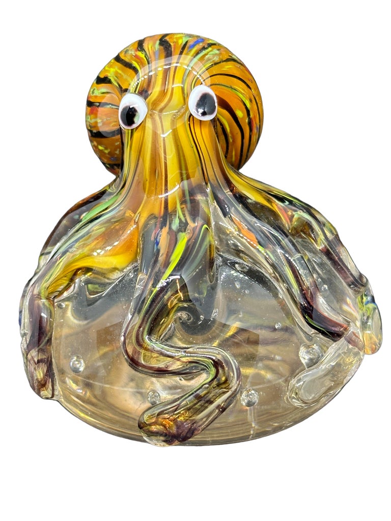 Gorgeous Murano Italian Art Glass Giant Octopus Paperweight, Italy ...