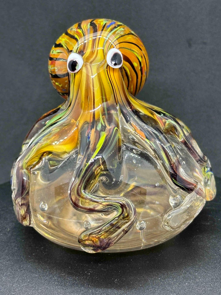 Gorgeous Murano Italian Art Glass Giant Octopus Paperweight, Italy ...