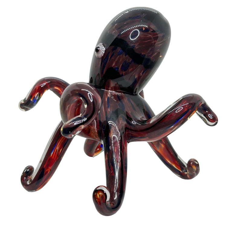 Gorgeous Murano Italian Art Glass Giant Octopus Paperweight, Italy ...