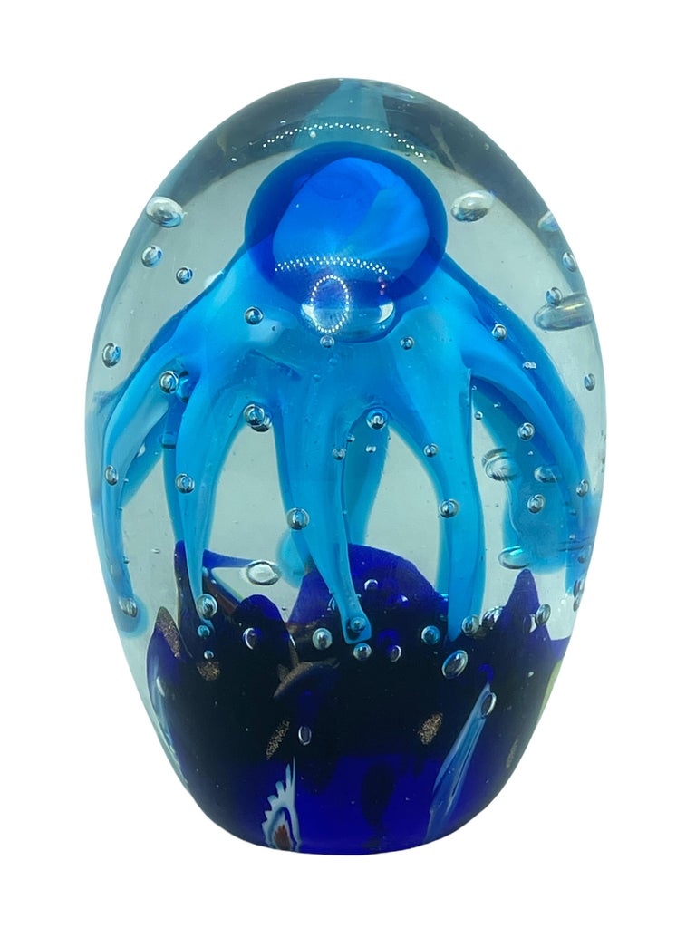 Gorgeous Murano Italian Art Glass Giant Octopus Paperweight, Italy ...