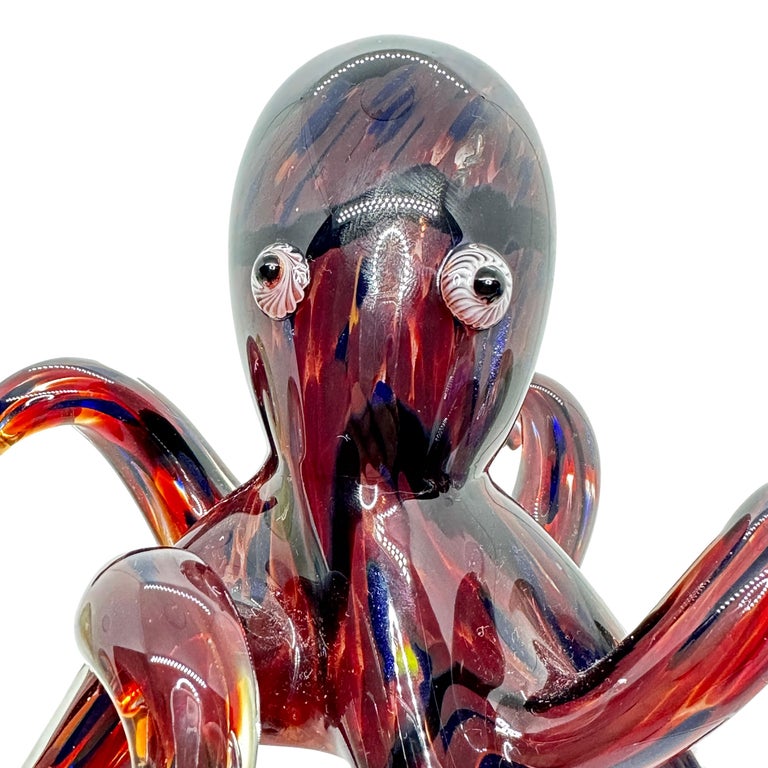 Gorgeous Murano Italian Art Glass Giant Octopus Paperweight, Italy ...