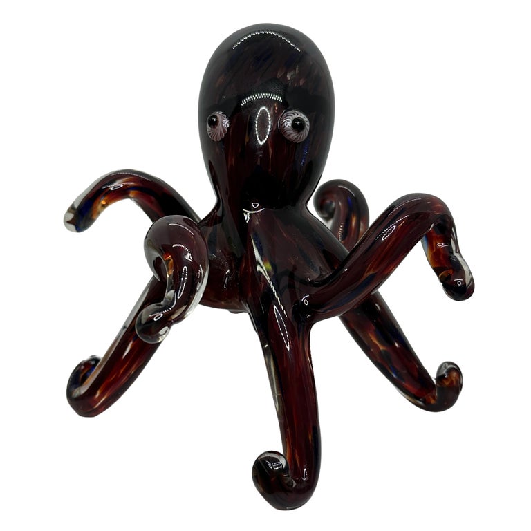 Gorgeous Murano Italian Art Glass Giant Octopus Paperweight, Italy ...