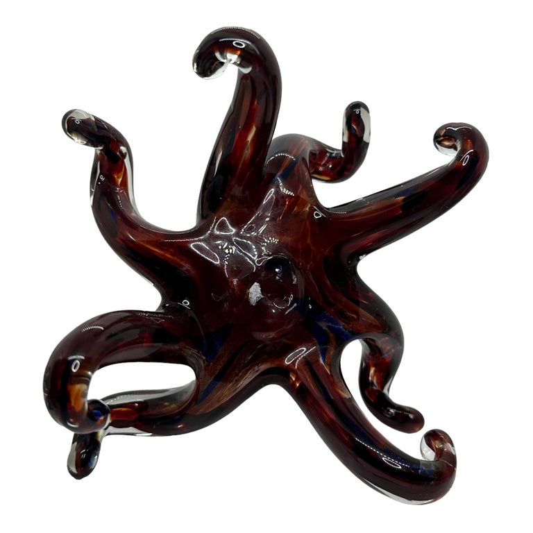 Gorgeous Murano Italian Art Glass Giant Octopus Paperweight, Italy ...
