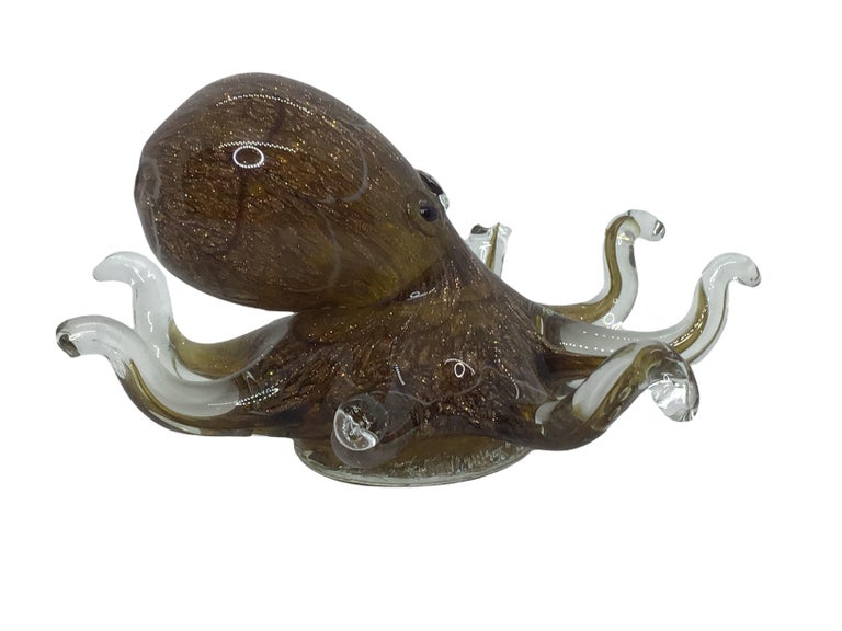 Gorgeous Murano Italian Art Glass Giant Octopus Paperweight, Italy ...