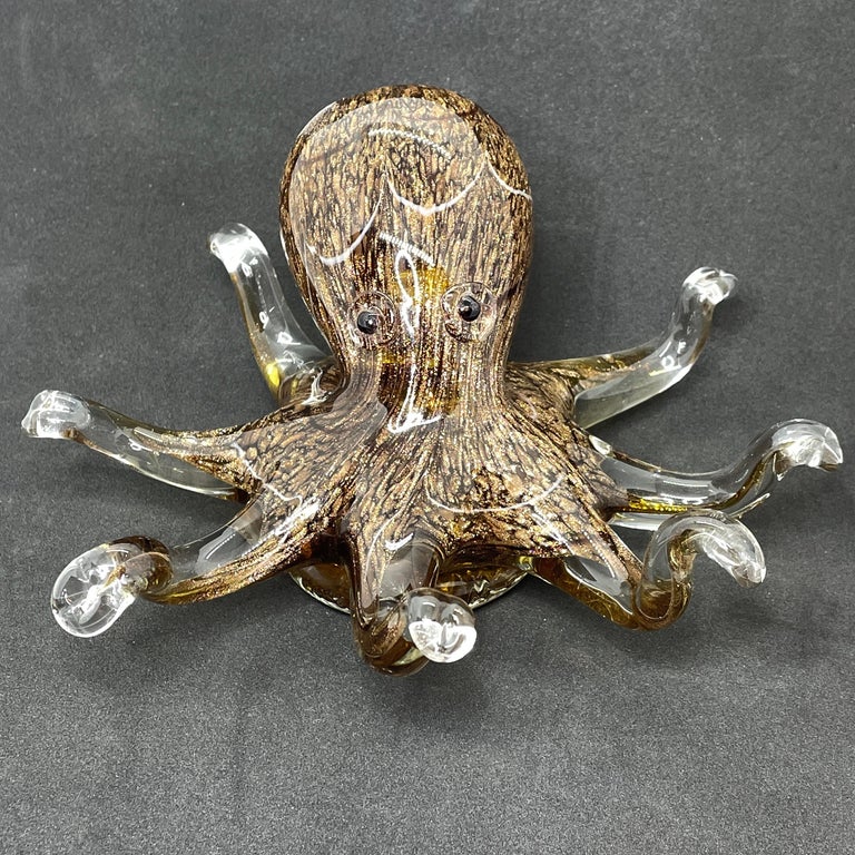 Gorgeous Murano Italian Art Glass Giant Octopus Paperweight, Italy ...