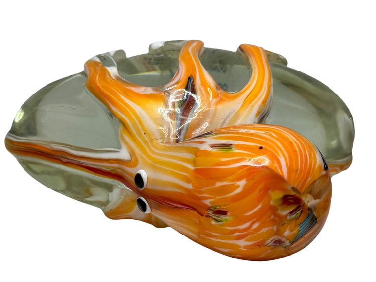 Gorgeous Murano Italian Art Glass Giant Octopus Paperweight, Italy ...