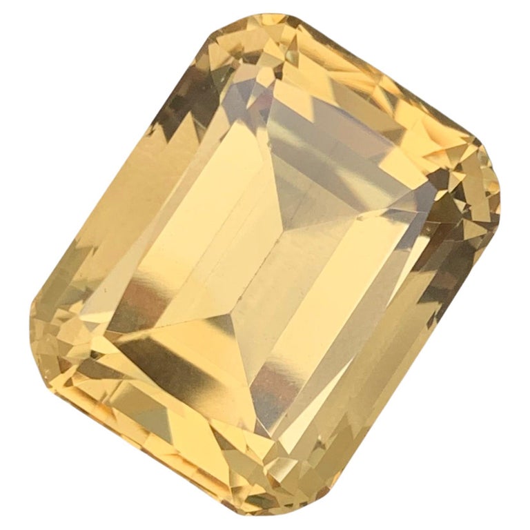 Gorgeous Natural Loose Yellow Citrine Gemstone 36.70 Carat from Brazil ...