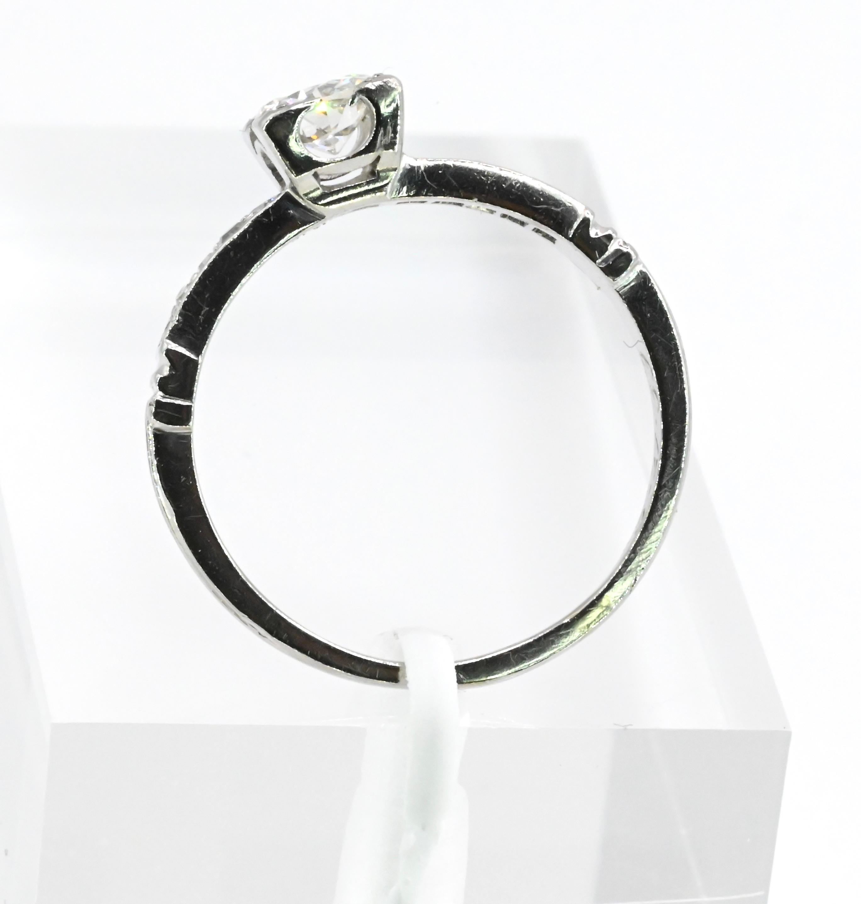 Gorgeous Old Euro Diamond Ring For Sale at 1stDibs | 1 euro ring