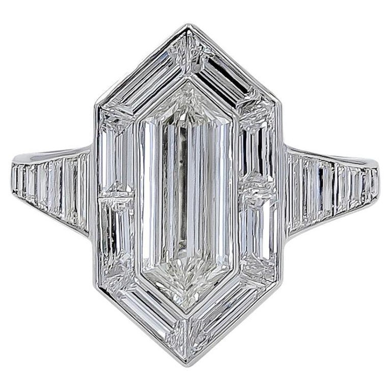 Gorgeous Platinum 1.12 Carat Diamond Ring For Sale at 1stDibs