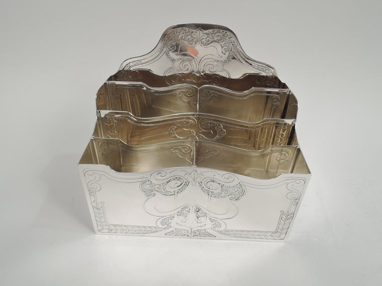 Gorgeous Tiffany and Co. Art Nouveau Sterling Silver Letter Rack For ...