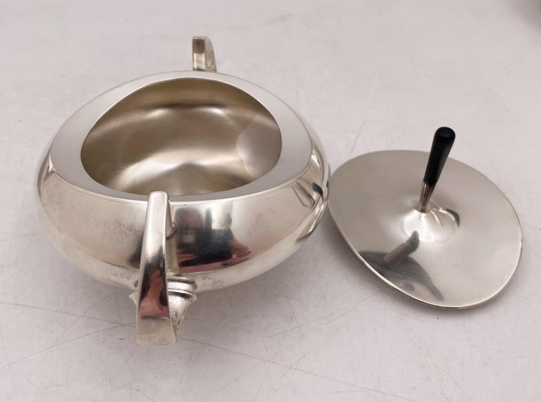 Gorham Colflesh Sterling Silver 5-Piece Tea Set in Mid-Century Modern ...