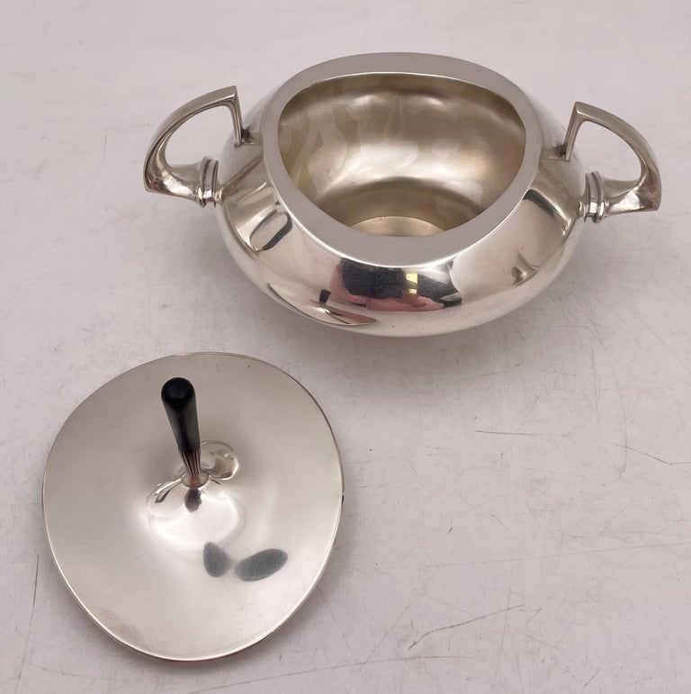 Gorham Colflesh Sterling Silver 5-Piece Tea Set in Mid-Century Modern ...