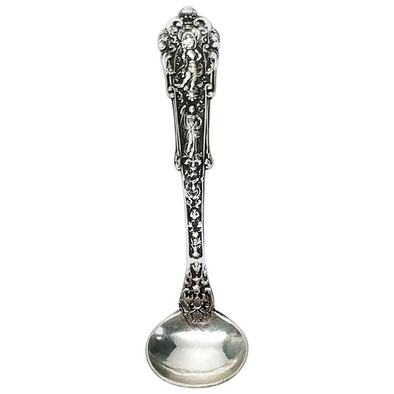 Gorham Coligni Sterling Silver Salt Spoon, No Monogram at 1stDibs