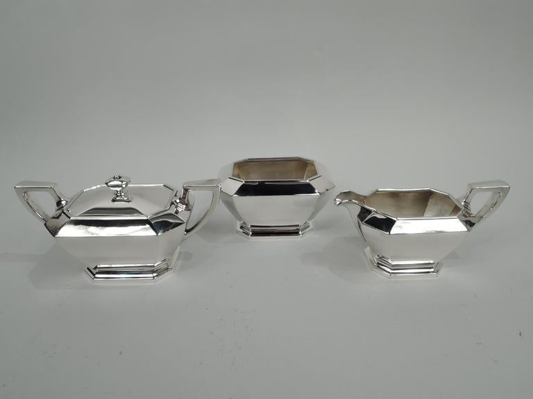 Gorham Fairfax Art Deco Sterling Silver Coffee and Tea Set on Tray For ...