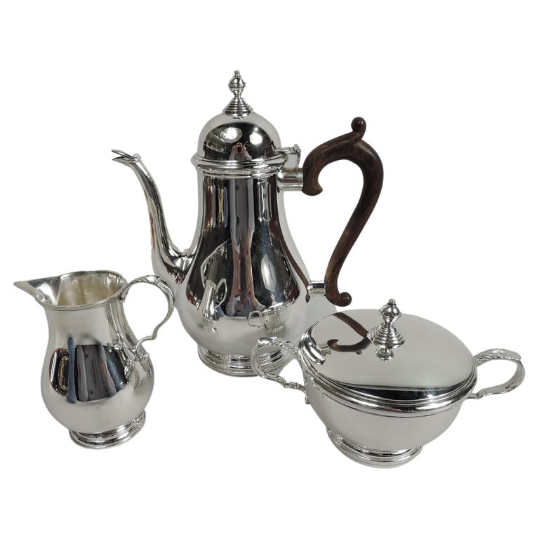 Gorham George I Sterling Silver 3-Piece Coffee Set For Sale at 1stDibs