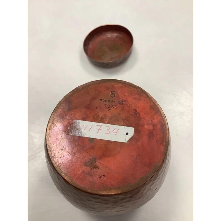 Gorham Mixed Metal on Copper Japonesque Ginger / Tea Box For Sale at ...