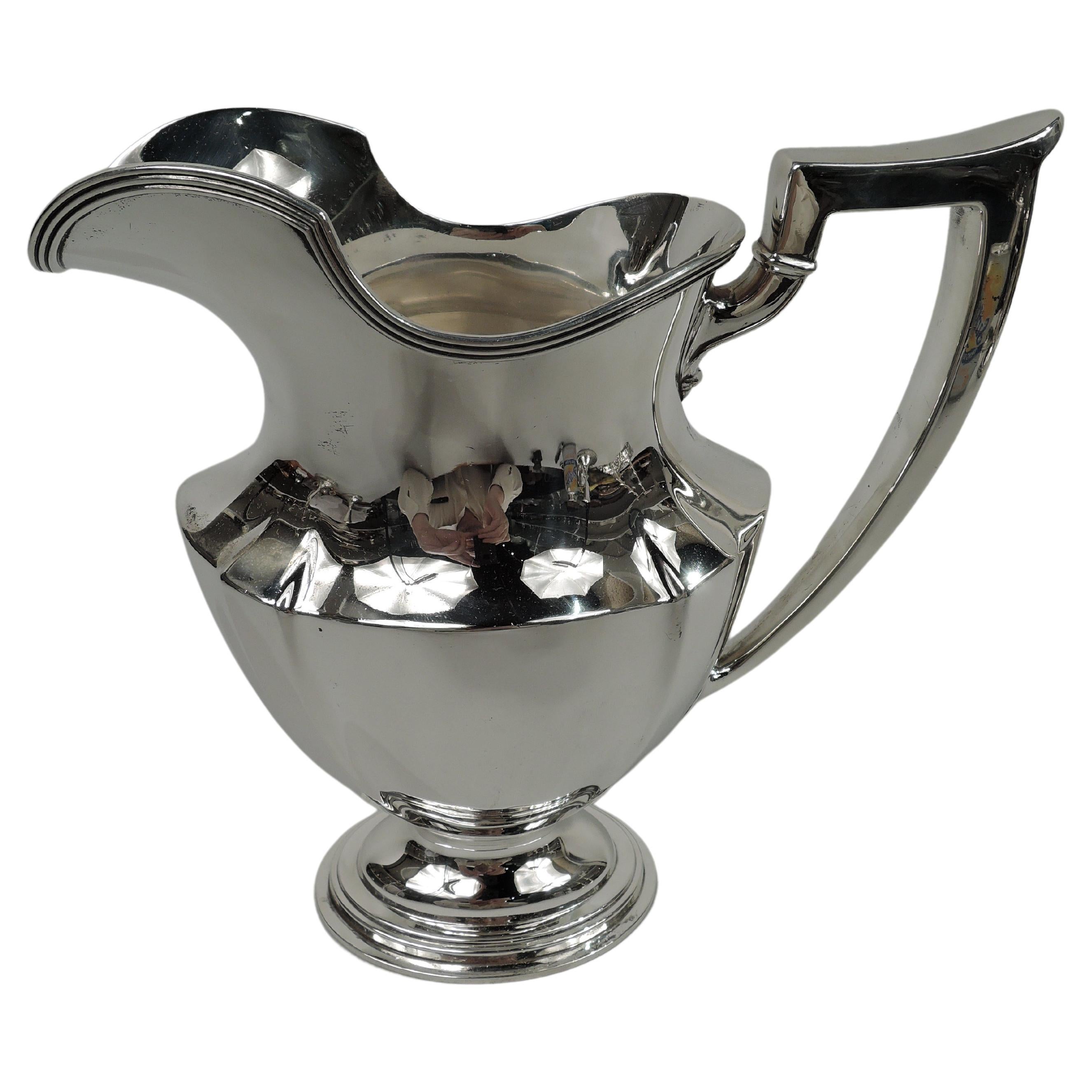 Gorham Plymouth Sterling Silver Water Pitcher For Sale at 1stDibs