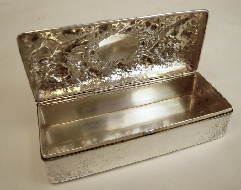 Gorham Sterling Repousse Box at 1stDibs