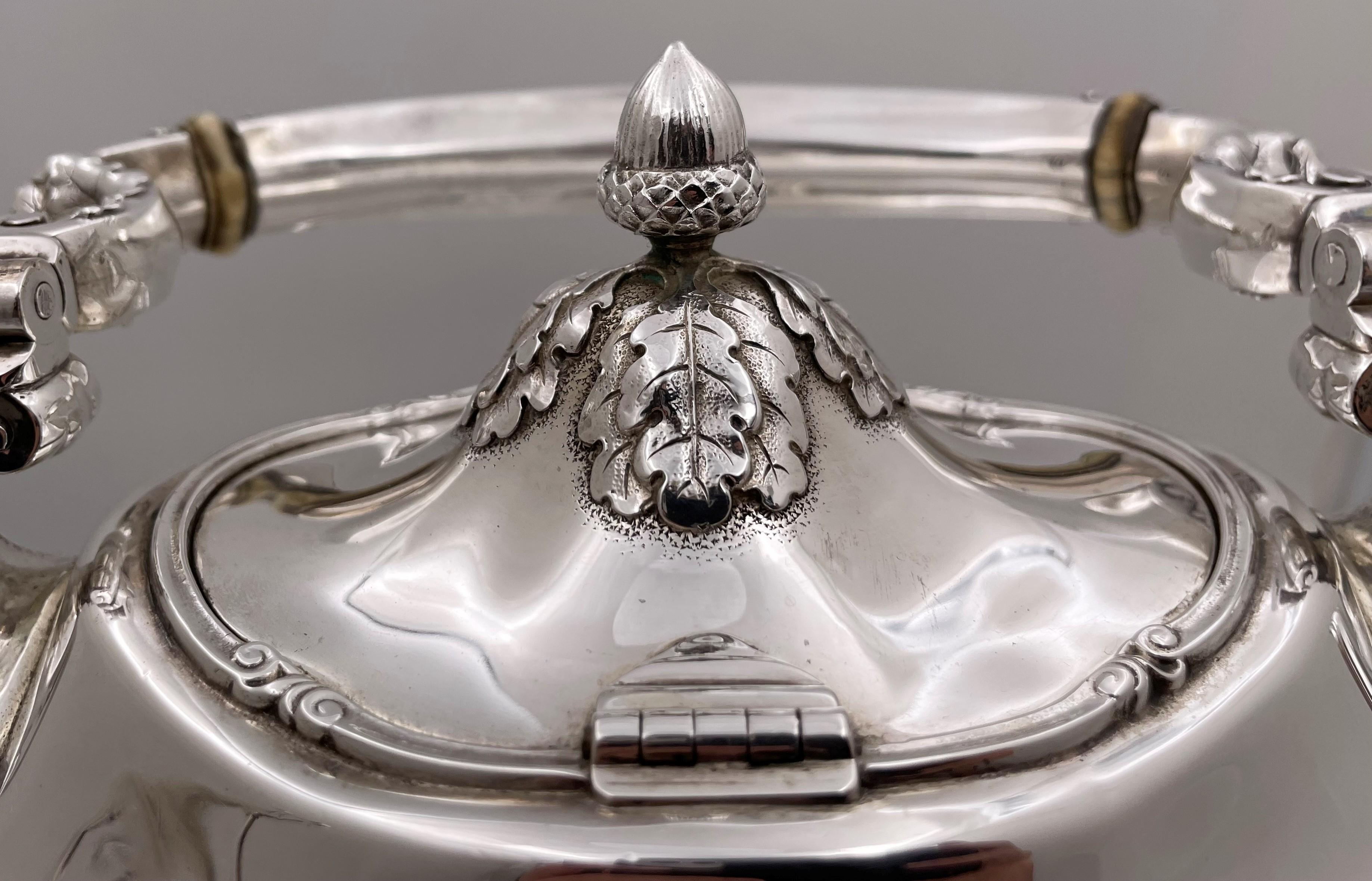 Gorham Sterling Silver 1905 Royal Oak 6-Piece Tea and Coffee Set Art ...