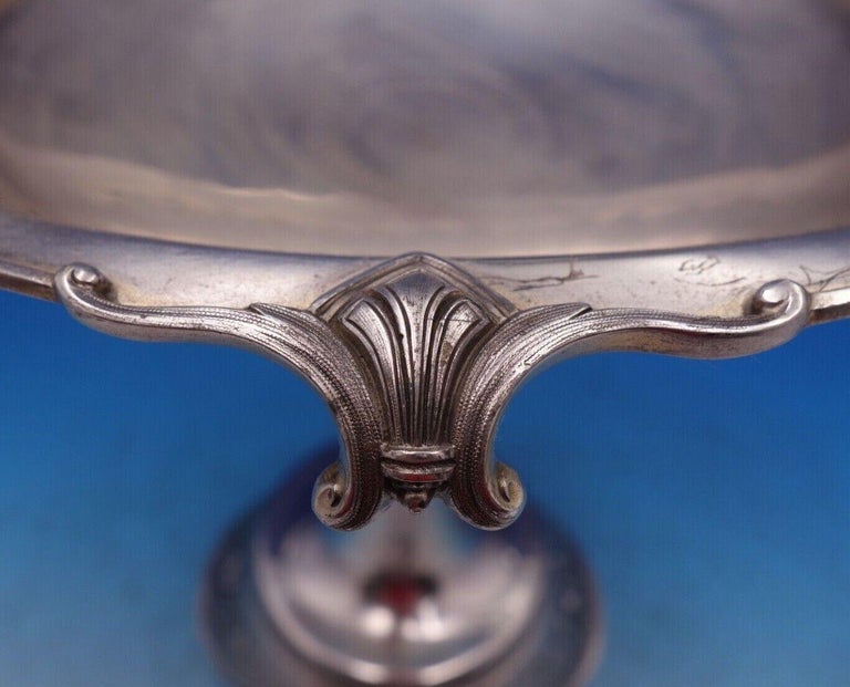 Gorham Sterling Silver Centerpiece Hand Pierced Engraved w/Fruit Flowers '#7065' For Sale at 1stDibs