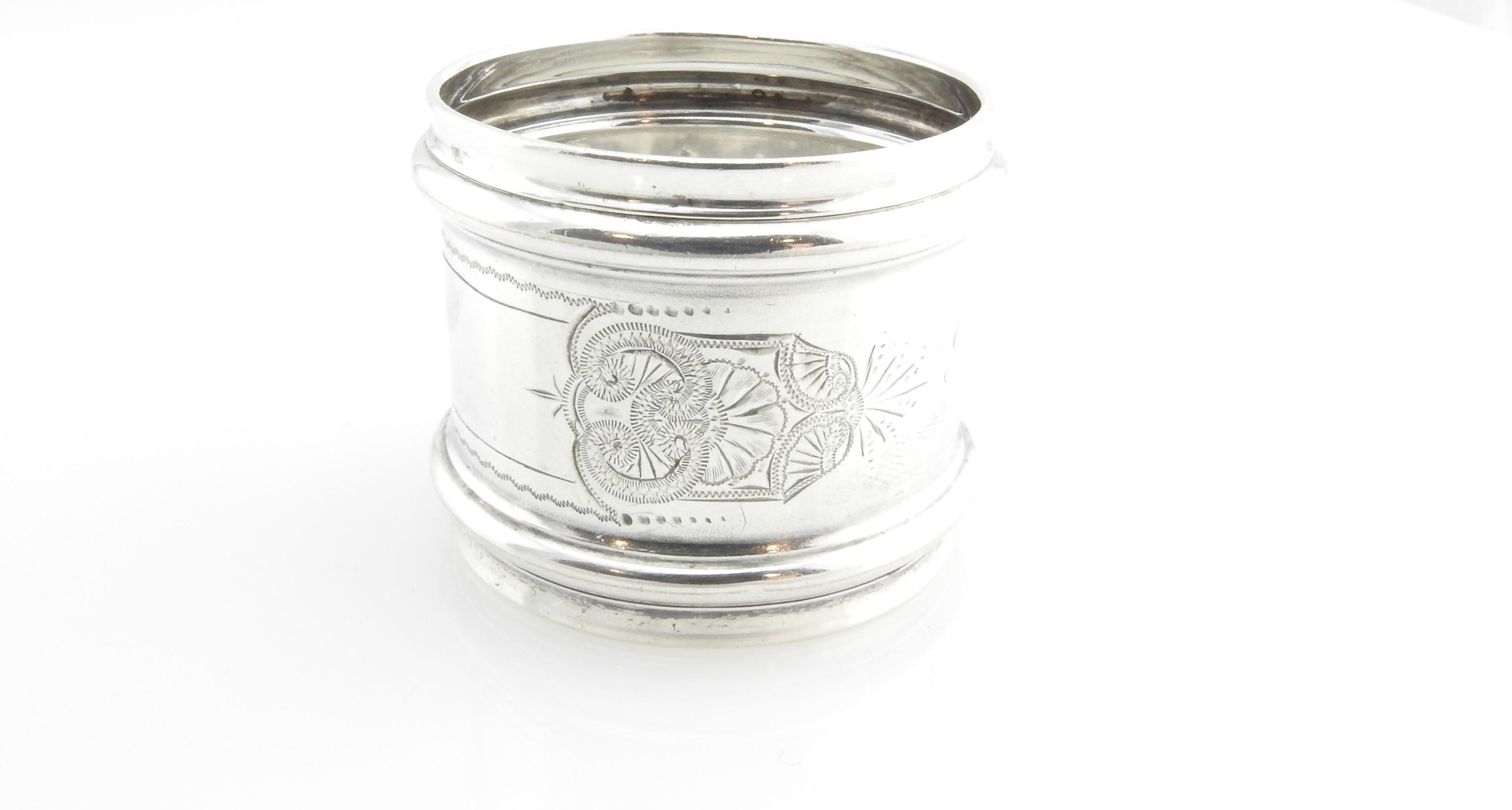 Gorham Sterling Silver Napkin Ring Holder For Sale at 1stDibs
