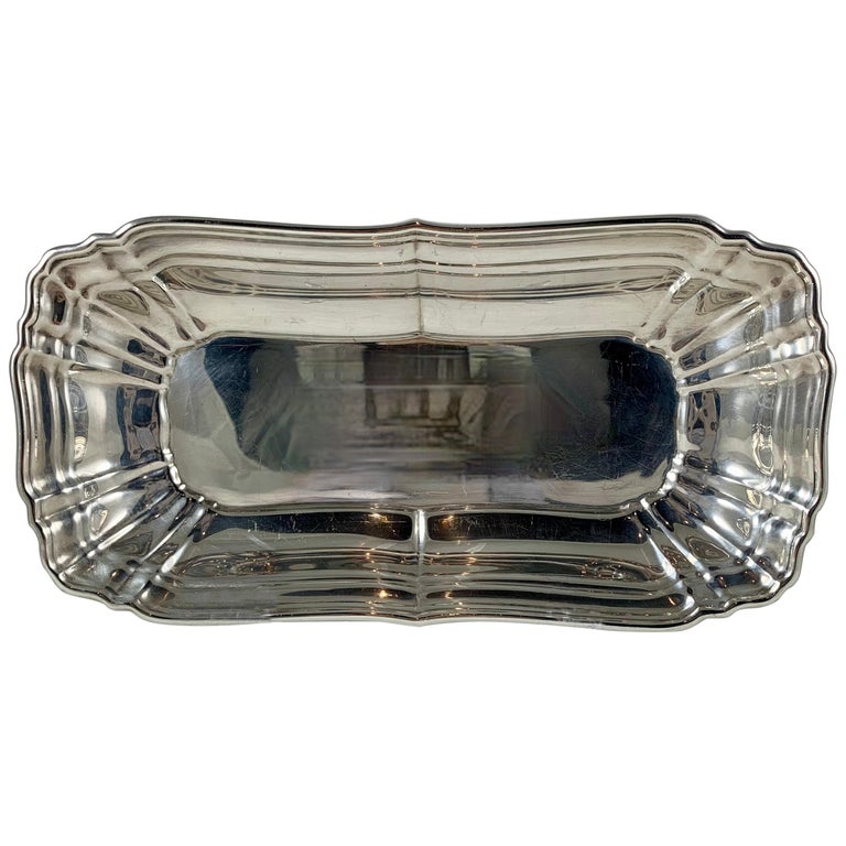 Gorham Sterling Silver Paneled Rectangular Celery or Relish Tray, circa ...