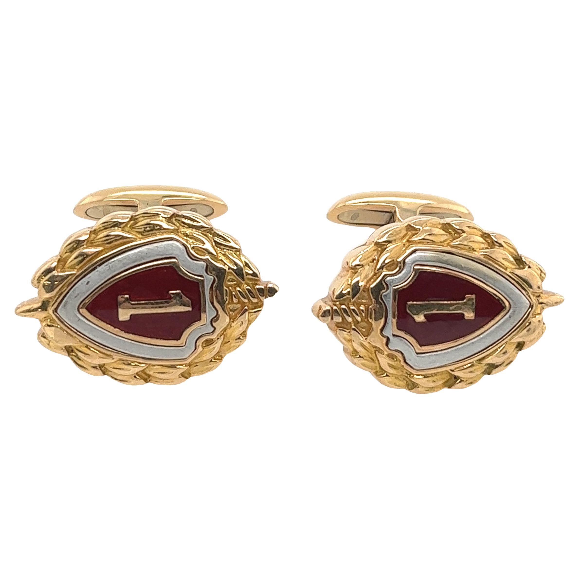 Antique 14k Gold Cufflinks - 649 For Sale at 1stDibs | vintage 14k gold cufflinks, solid gold ...