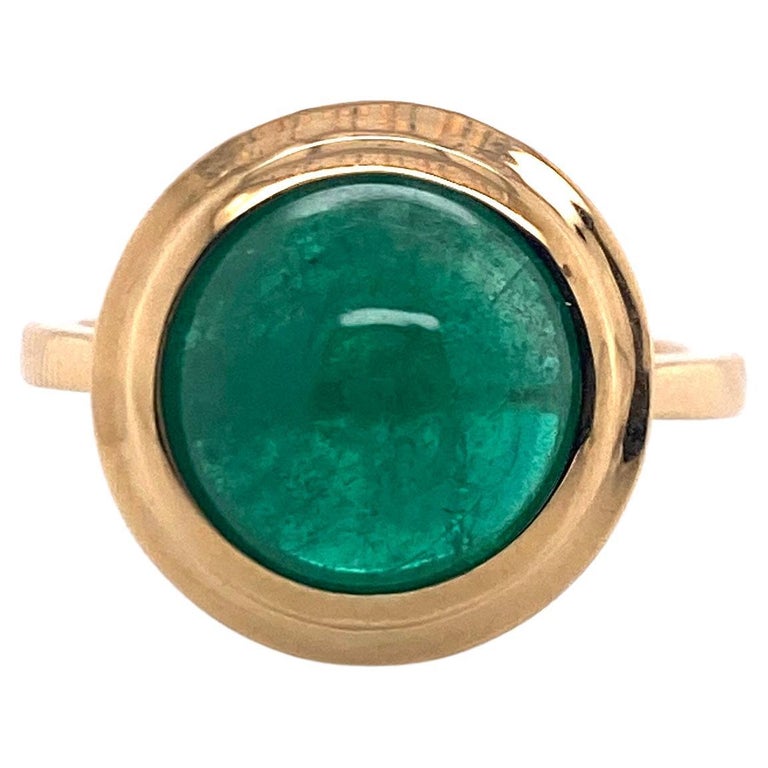 Goshwara Ethiopian Emerald Cab Ring For Sale at 1stDibs