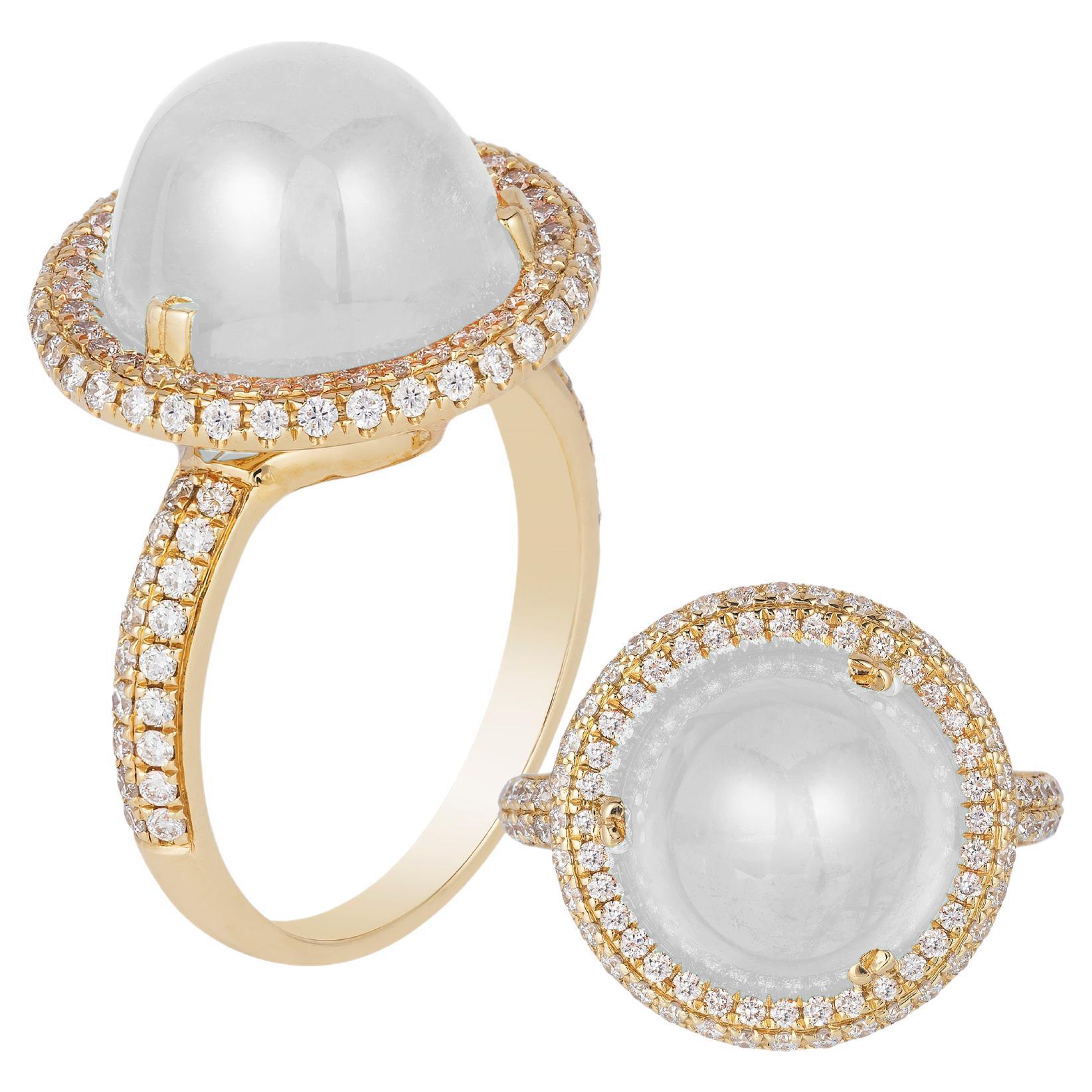 Goshwara Ethiopian Emerald Cab Ring For Sale at 1stDibs