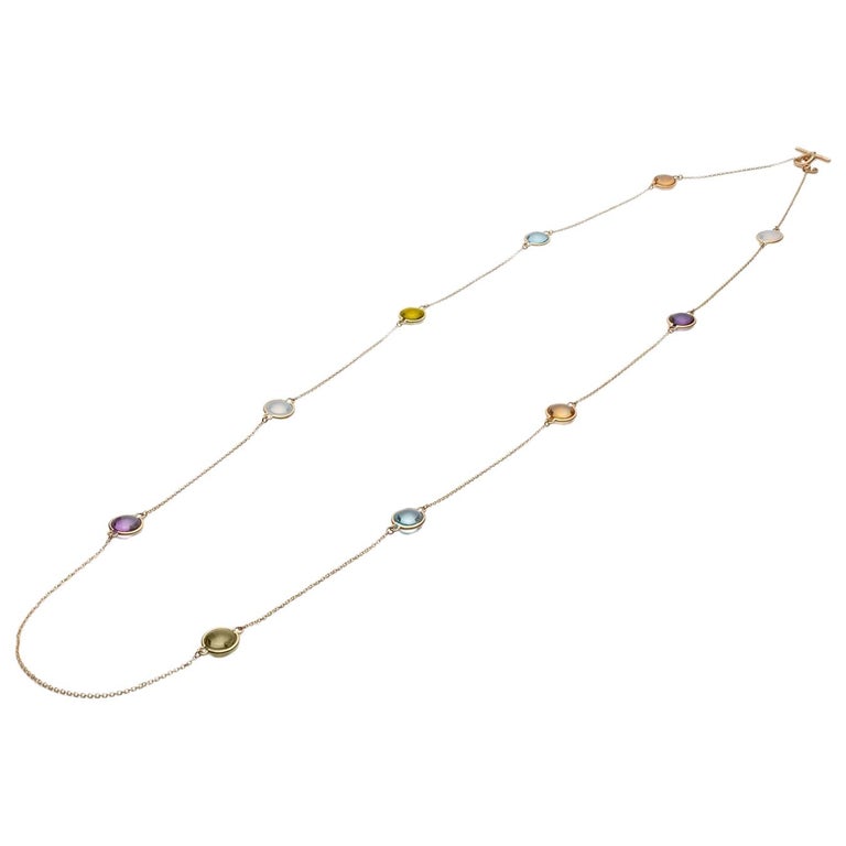 Goshwara Multi-Color Disc Necklace For Sale at 1stDibs