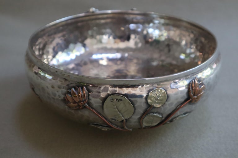Gotham USA Aesthetic Movement Sterling Mixed Metal Bowl Japanese ...