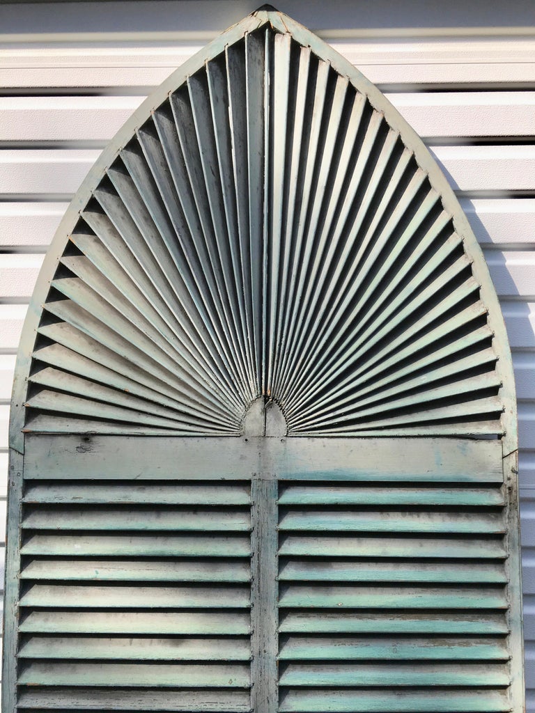 Gothic Arch Window Shutter For Sale at 1stDibs | gothic shutters ...