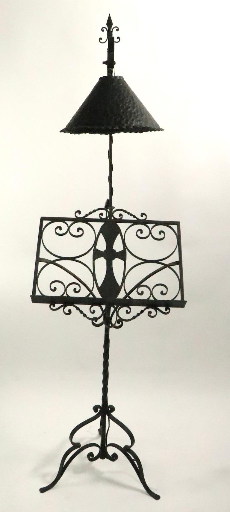 Gothic Arts and Crafts, Wrought Iron Bible, Bookstand, Lecturn, Maitre ...