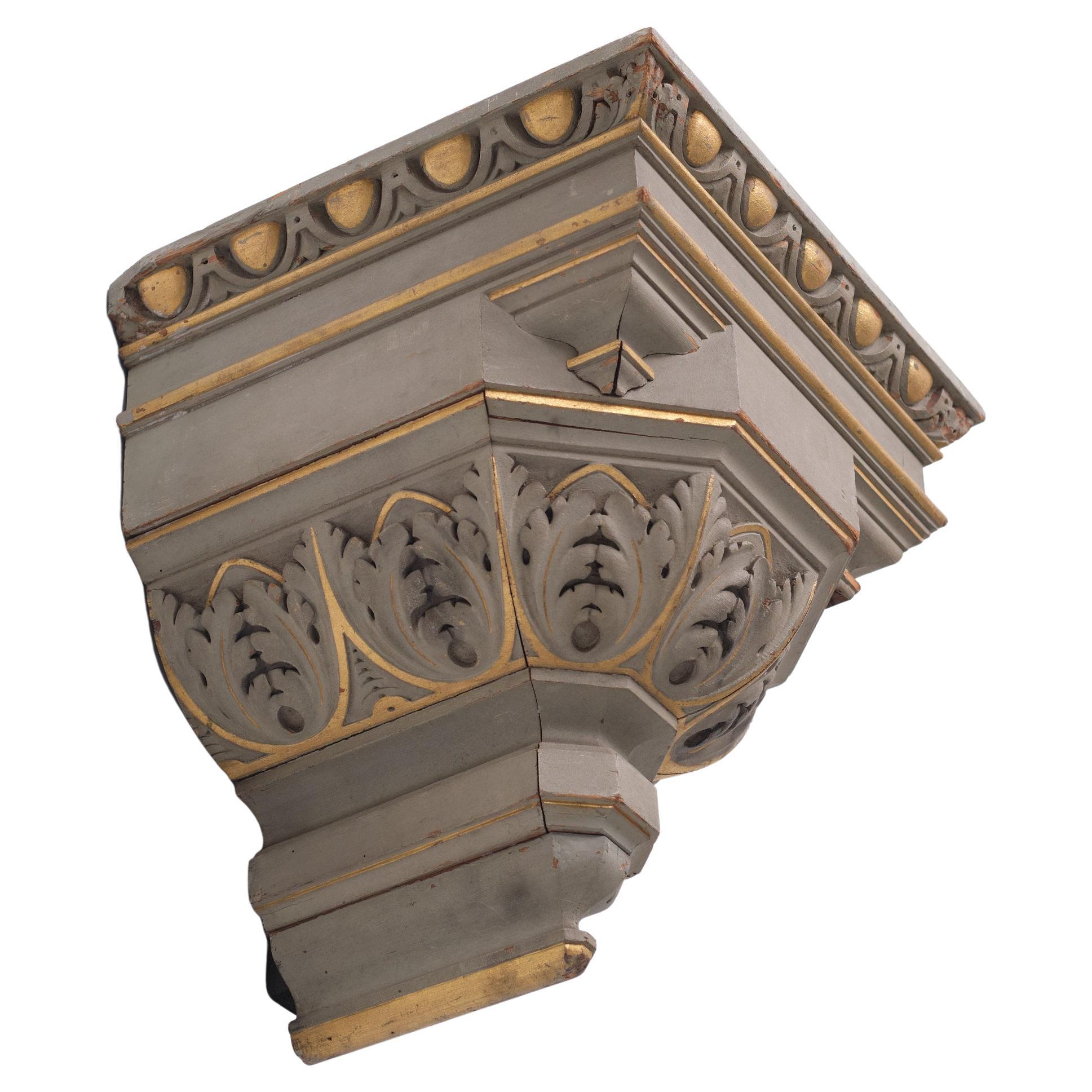 Neo-Gothic 19th Century Octagonal Pedestal / Stand / Architectural ...