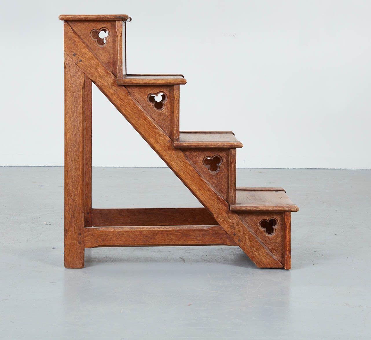 Gothic Library Steps at 1stDibs