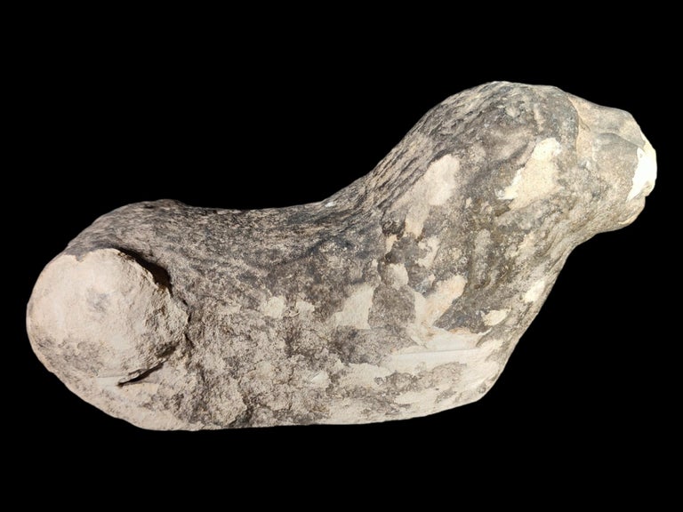 Gothic Lion XIV Century in Stone For Sale at 1stDibs