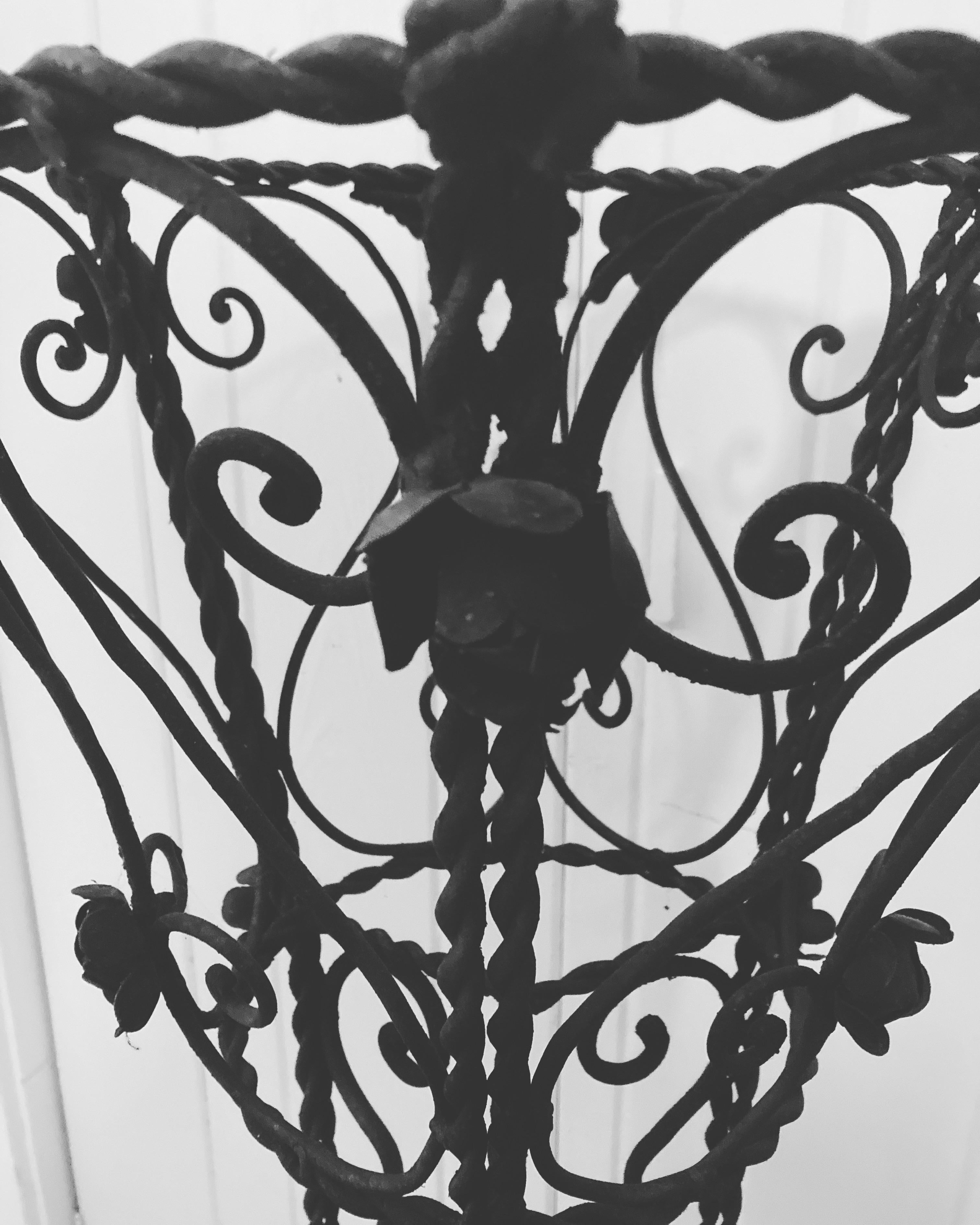 Gothic Oversized Garden Planters - a pair For Sale at 1stDibs