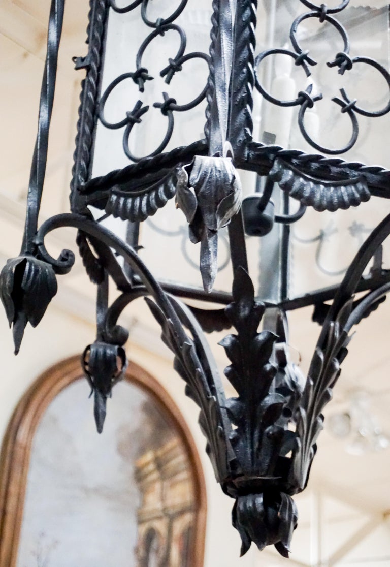 Gothic Quatrefoil Motif Hanging Lantern at 1stDibs