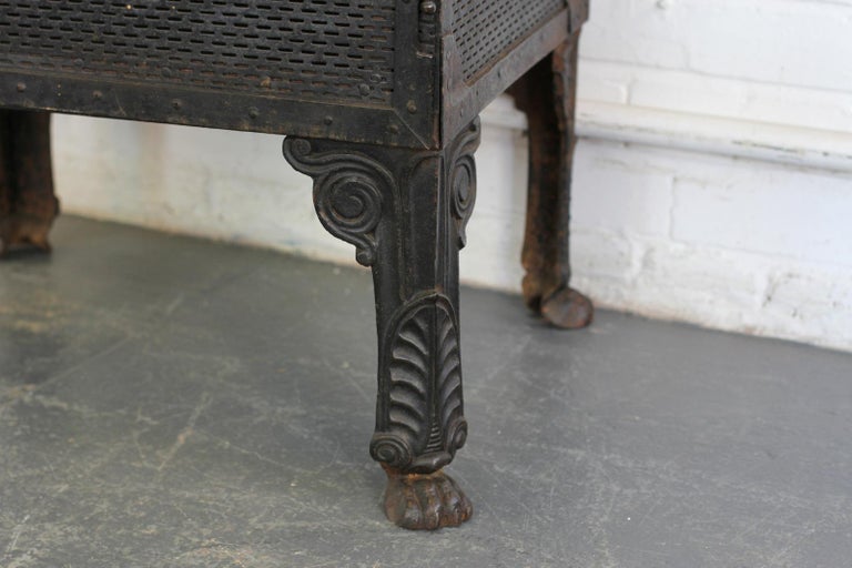 Gothic Revival Blacksmith Made Smoke Cabinet, circa 1880 at 1stDibs